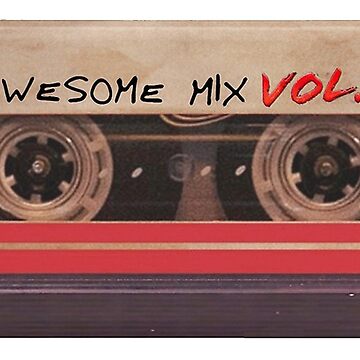 "Awesome Mix Vol.2 " Sticker for Sale by Tom Woodward | Redbubble