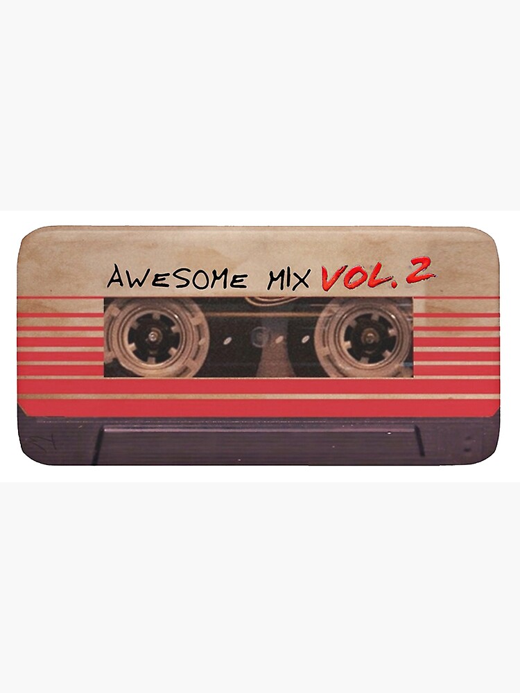 "Awesome Mix Vol.2 " Sticker for Sale by Tom Woodward | Redbubble