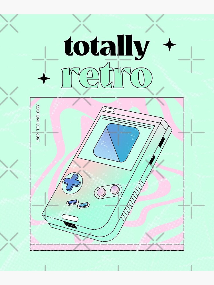 "Totally Retro" Poster for Sale by Tee tale | Redbubble
