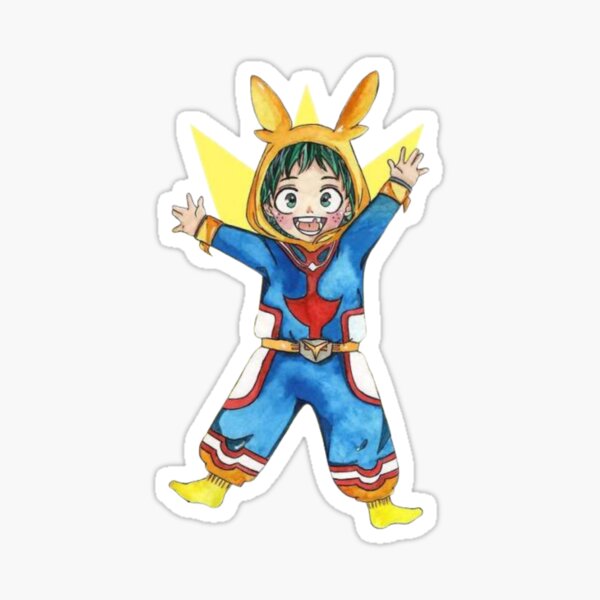 "Lil' Deku nice hero" Sticker by goolpixh | Redbubble