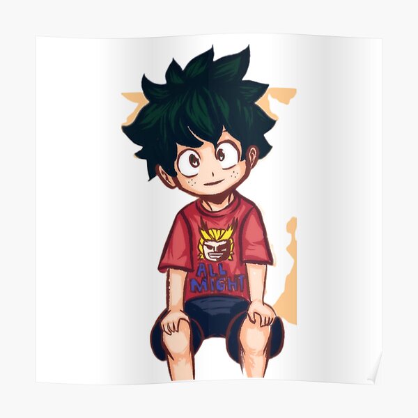 "Lil' Deku nice hero" Poster for Sale by goolpixh | Redbubble