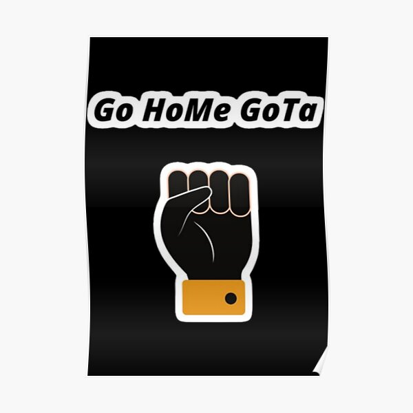 "go home gota Sticker" Poster for Sale by LillyPoint | Redbubble
