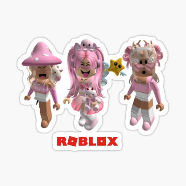 "t-shirt ROBLOX girl" Sticker by bamoer | Redbubble