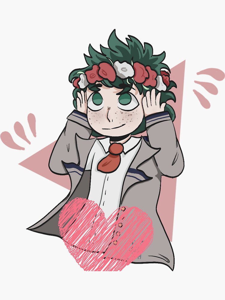 "Lil' Deku nice hero" Sticker for Sale by goolpixh | Redbubble
