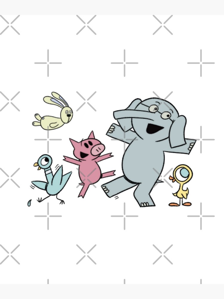 "Happy Elephant and Piggie and friends - Gerald and Piggie" Poster by ...