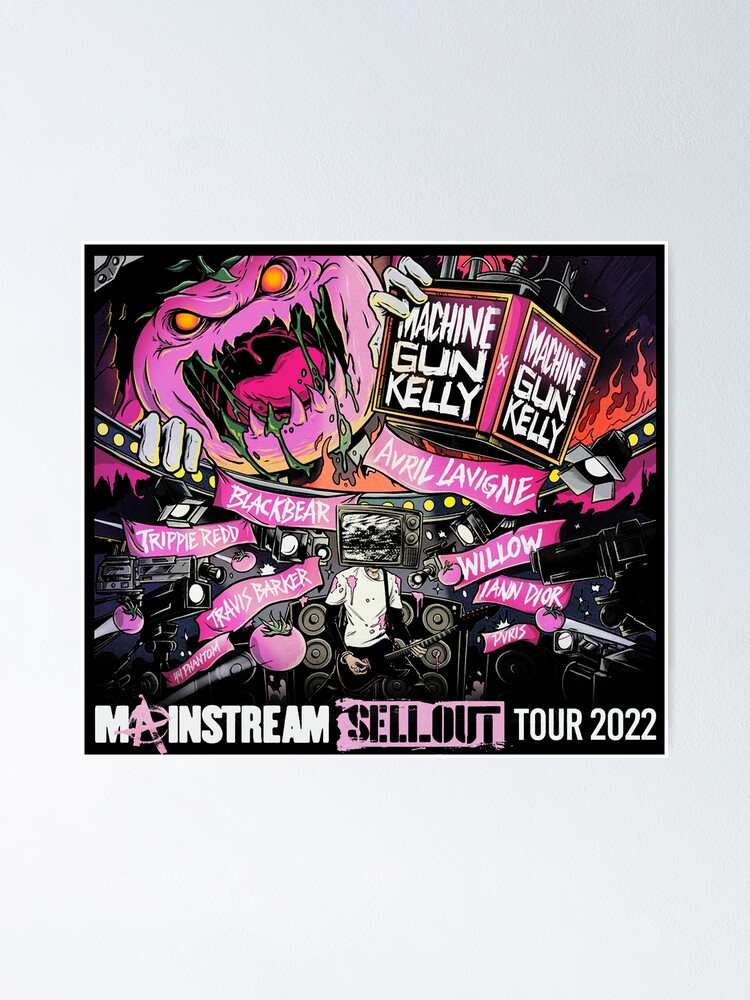 "machine mainstream sell out tour 2022 masmei" Poster for Sale by ...