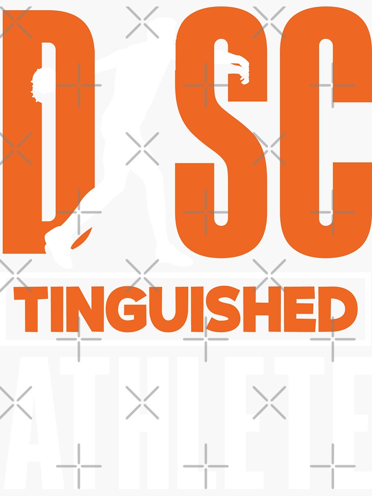 "Discus Throwing Discus Throw Track and Field Disctinguished" Sticker ...