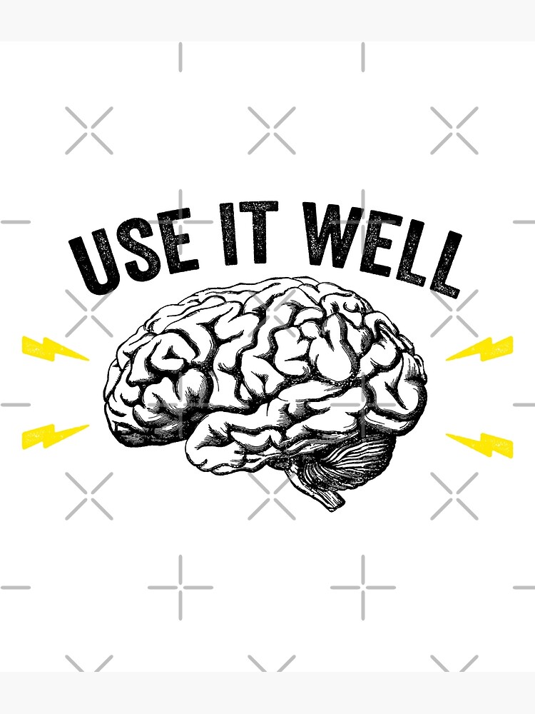 "Use it well - Vintage Brain Anatomy" Poster for Sale by wingstar ...