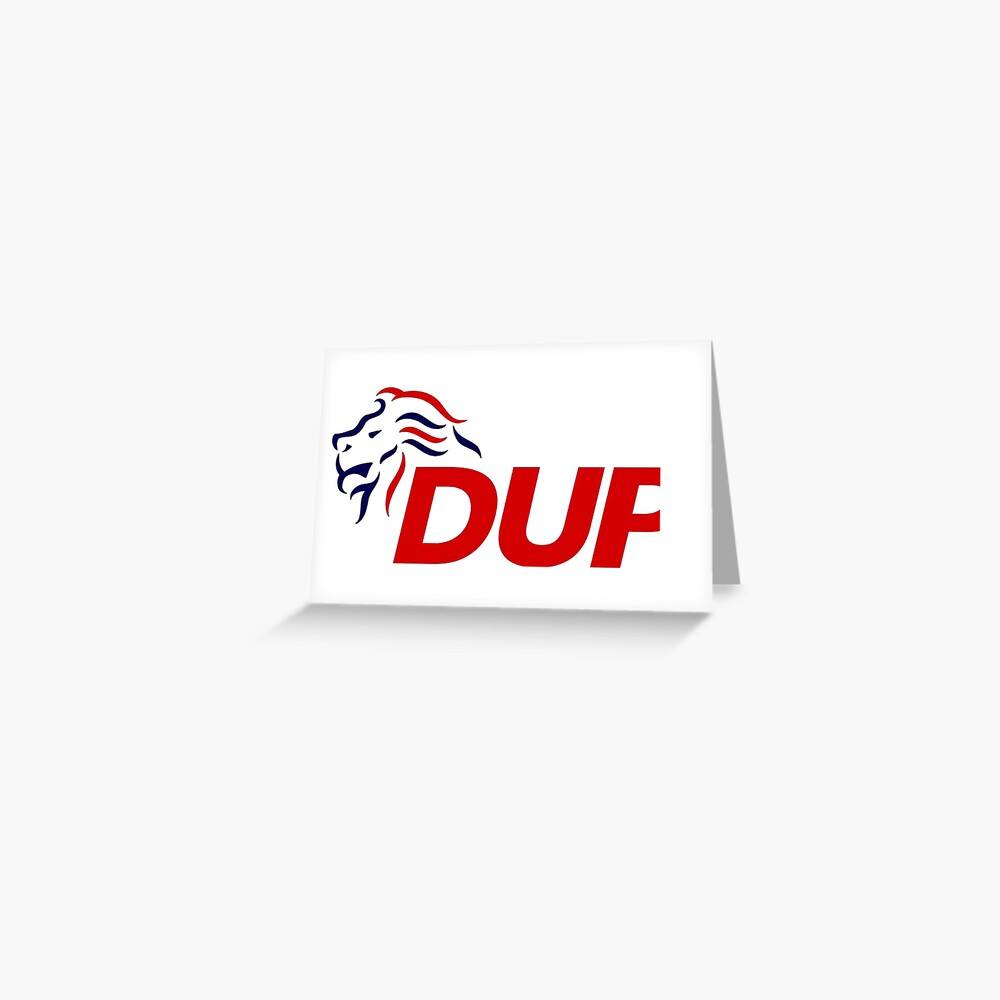"Democratic Unionist Party Logo" Greeting Card for Sale by Quatrosales ...