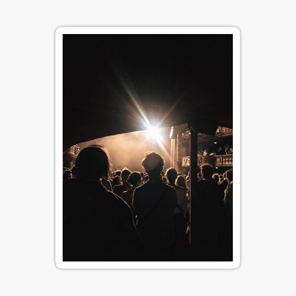 "Concert" Sticker by FigureAndFold | Redbubble
