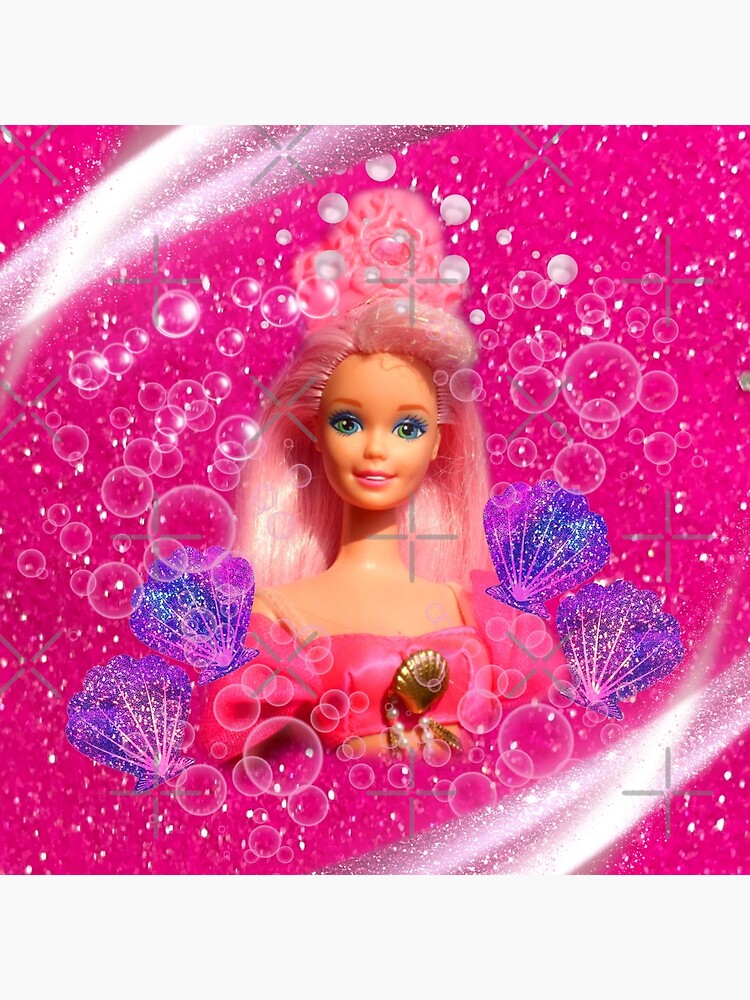 "Y2k aesthetics fountain mermaid Portrait " Canvas Print for Sale by ...