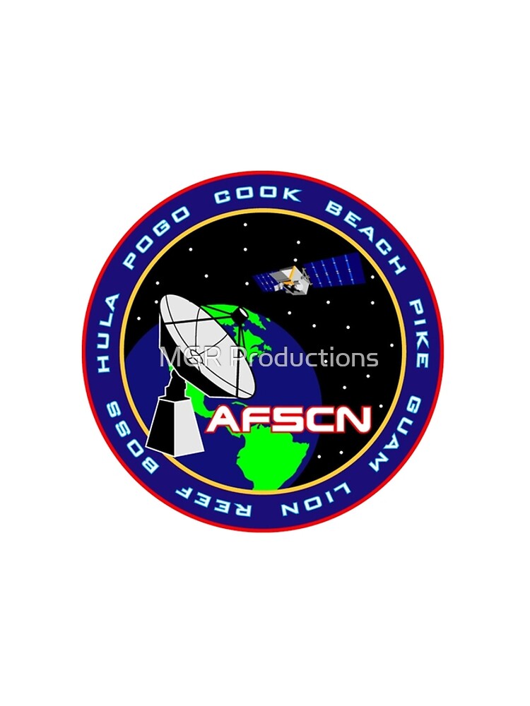 "Luftwaffen Satelliten Control Network (AFSCN) Logo" T-Shirt Kleid von ...