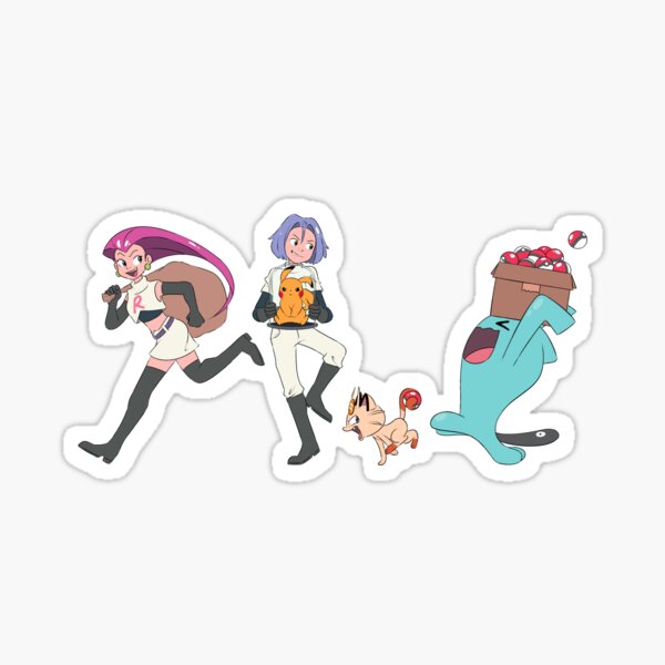 "maemuki rocket-dan" Sticker for Sale by ayerestuff | Redbubble