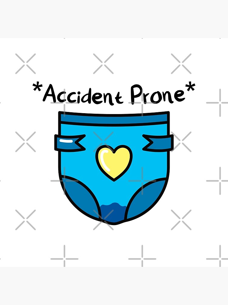 ABDL Diaper Accident Prone (Blue) Premium Matte Vertical Poster ...