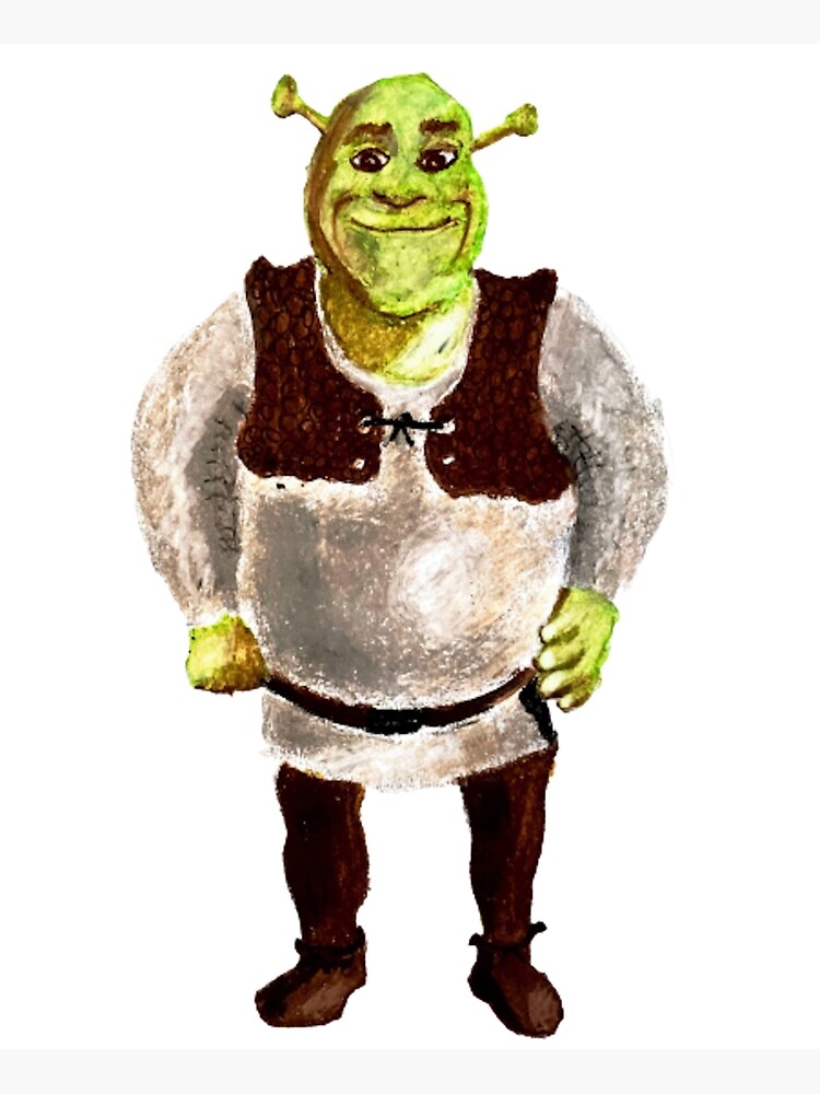 "Happy Shrek" Poster for Sale by Gilly43 | Redbubble