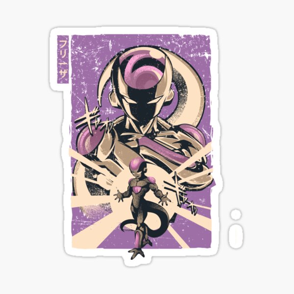 "Frieza Retoro" Sticker for Sale by BuckBoehm | Redbubble