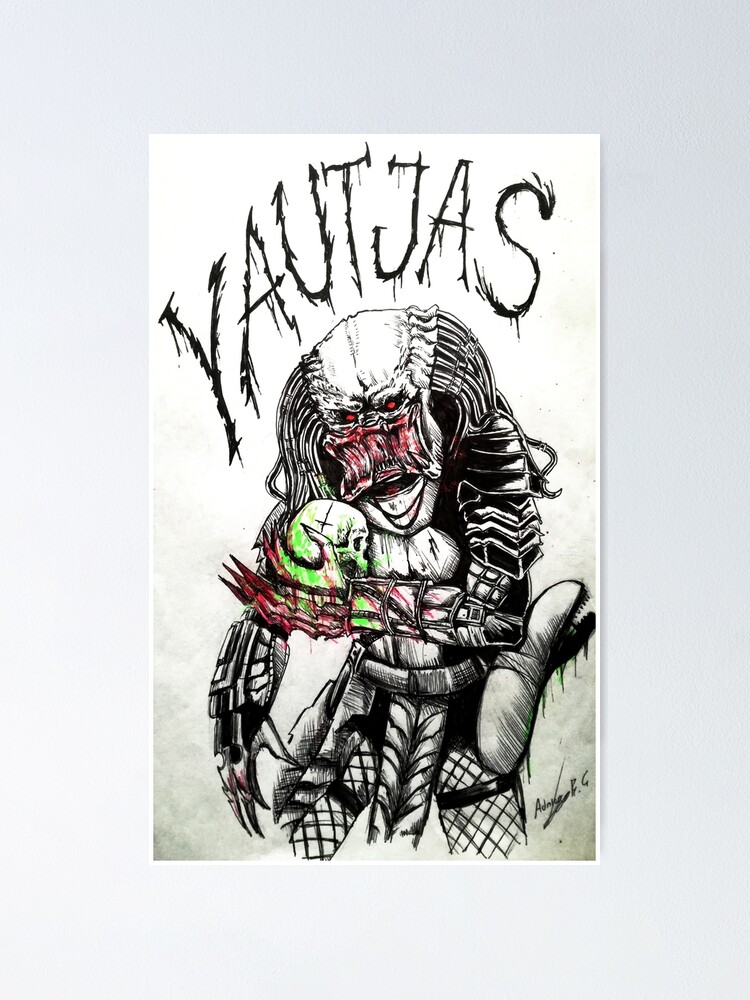 "Predator Yautjas" Poster for Sale by Inkhov | Redbubble