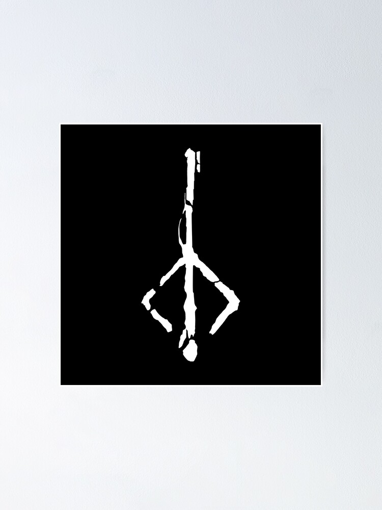 "Bloodborne White Logo" Poster for Sale by UpNorthArts | Redbubble