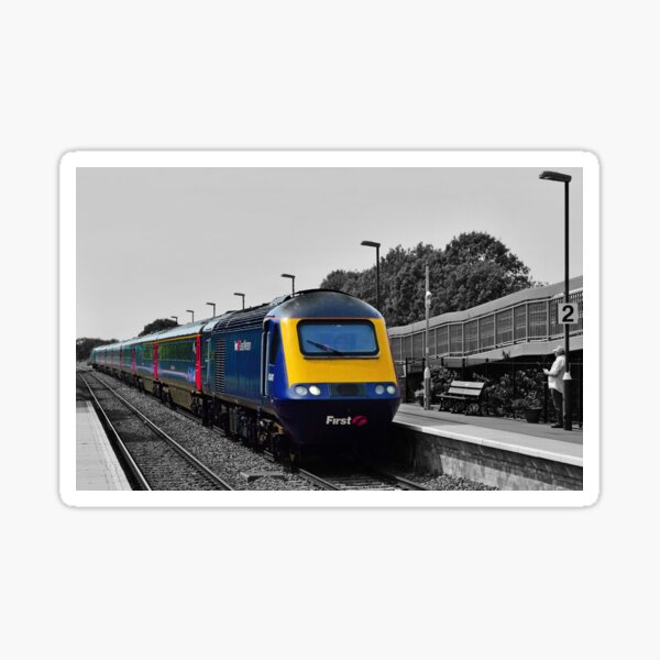 "GWR HST in Dynamic Lines livery (Colour pop)" Sticker for Sale by ...
