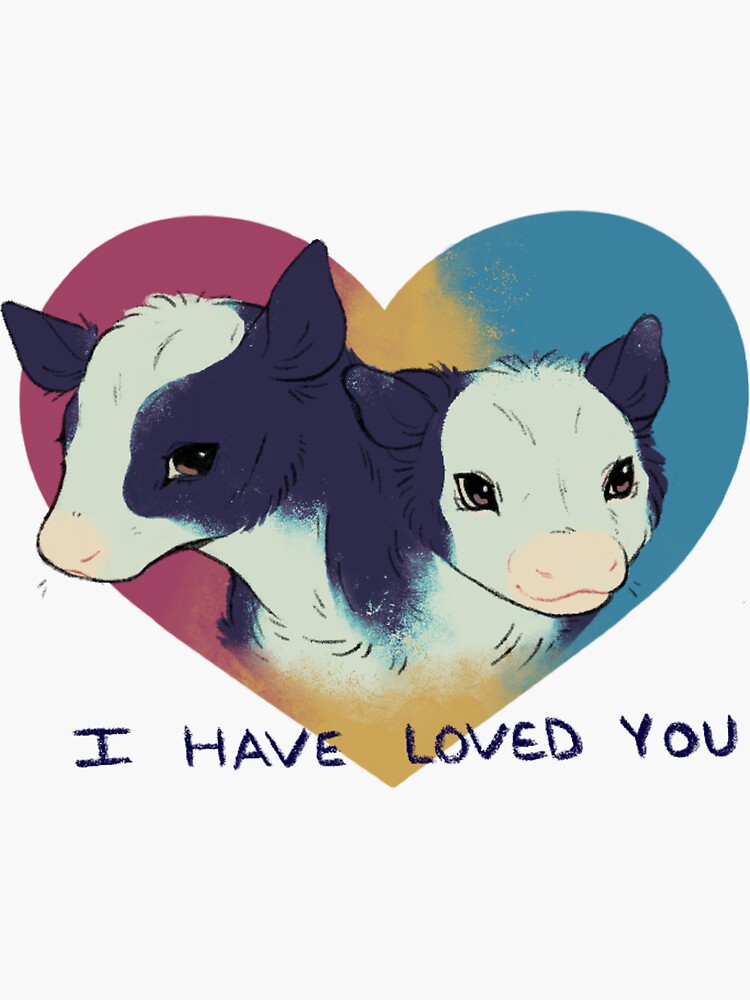 "Two headed cow" Sticker for Sale by 8aconbabeh | Redbubble