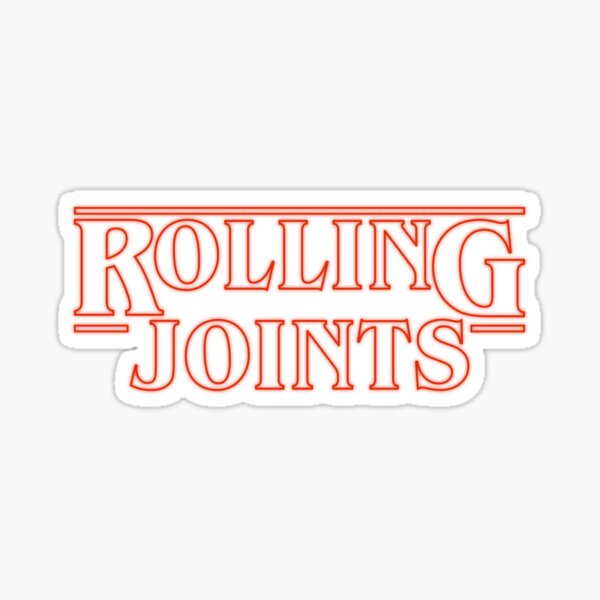 "Rolling Joints" Sticker for Sale by theomnicreativ | Redbubble