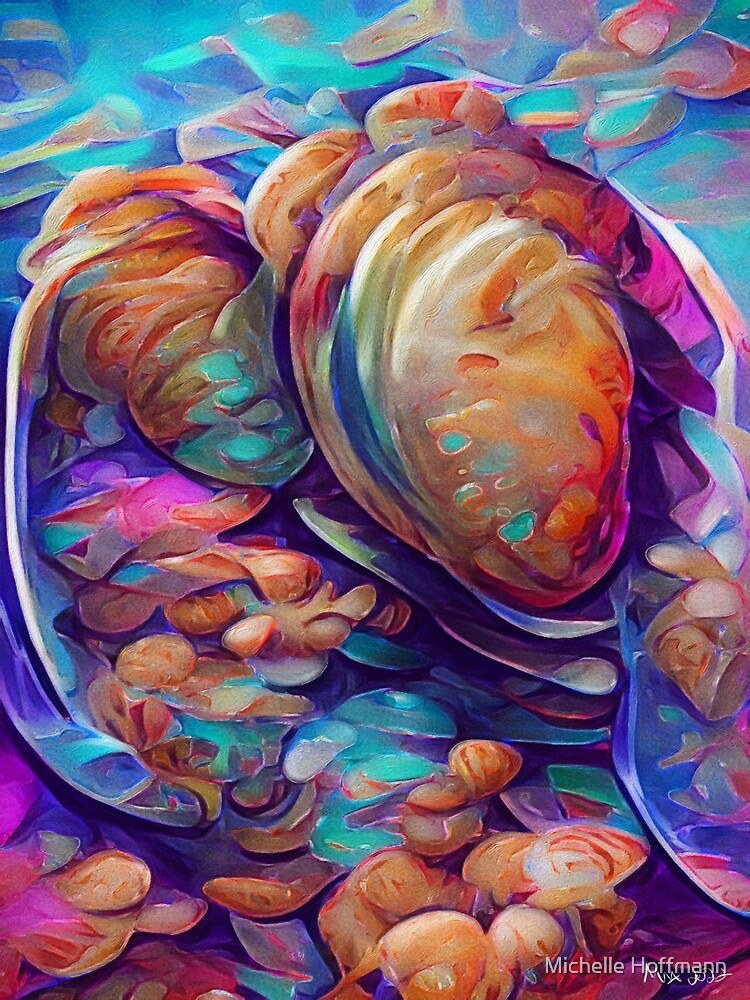 "Abalone Shells Digital Artwork" Poster for Sale by magicdoll | Redbubble