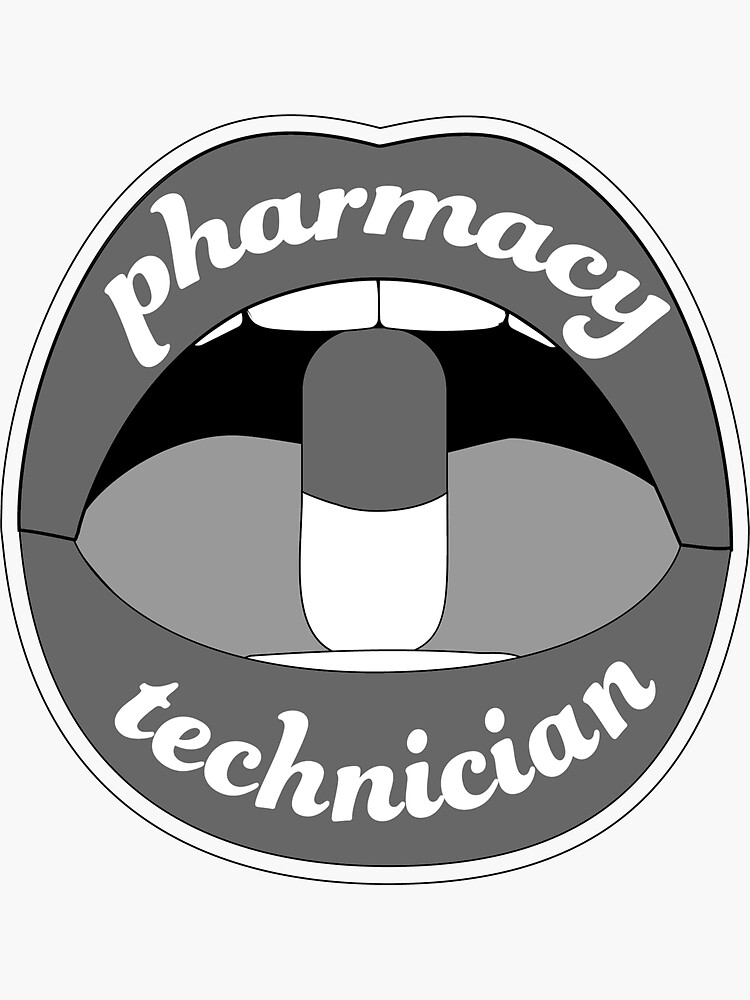 "Pharmacy Tech Cute Design" Sticker for Sale by rachcreates21 | Redbubble