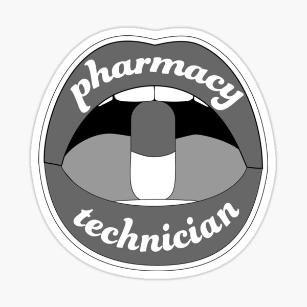 "Pharmacy Tech Cute Design" Sticker for Sale by rachcreates21 | Redbubble