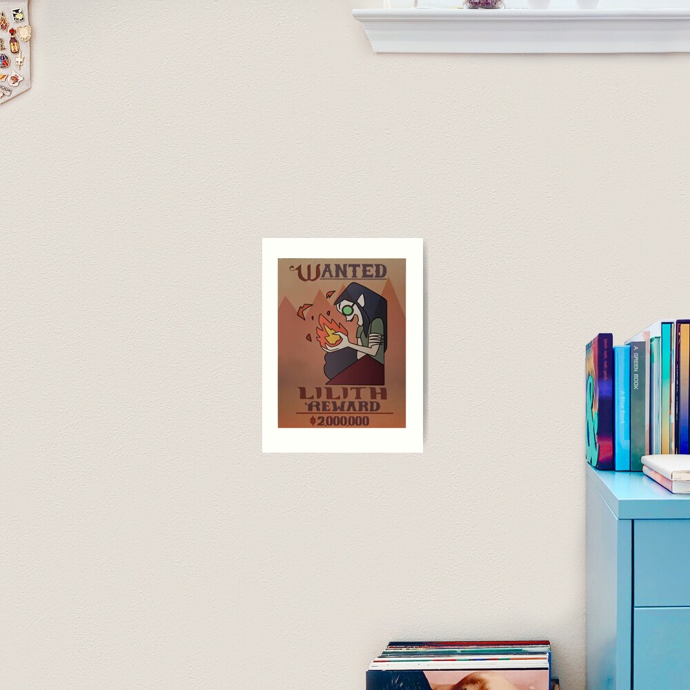 "The Owl House Lilith Wanted Poster! " Art Print for Sale by True2Form ...