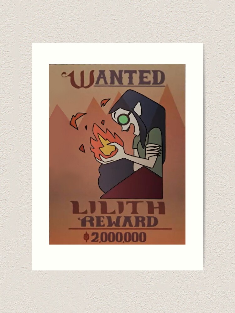 "The Owl House Lilith Wanted Poster! " Art Print for Sale by True2Form ...