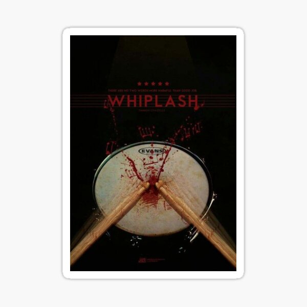 "Whiplash movie" Sticker by AllureArto | Redbubble
