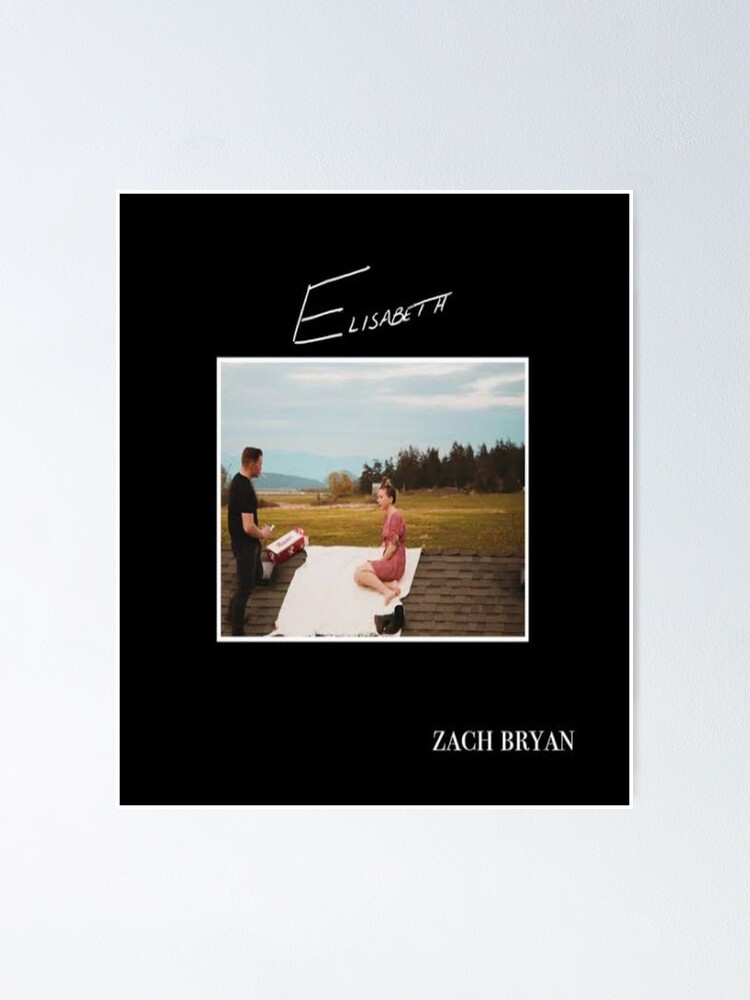 "zach bryan Elisabeth album " Poster by muzifik | Redbubble