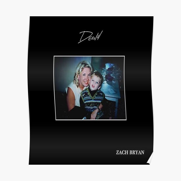 "zach bryan Deann album " Poster by muzifik | Redbubble