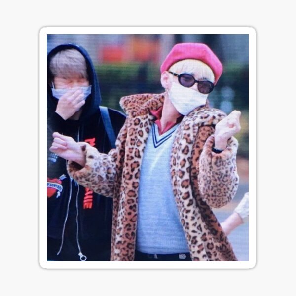 "V Being V" Sticker for Sale by SooYong | Redbubble