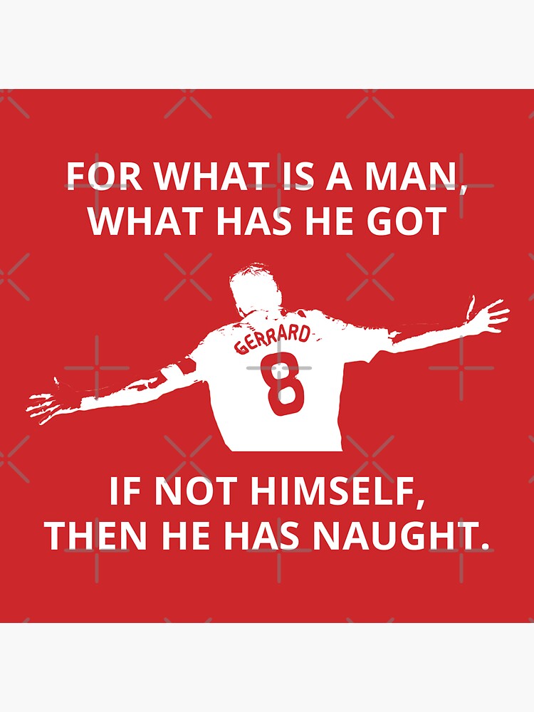 "Steven Gerrard" Sticker for Sale by Footmagz | Redbubble