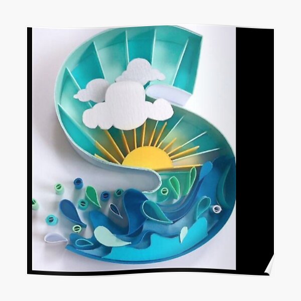 "Attractive S alphabet " Poster for Sale by BeingBadshah852 | Redbubble