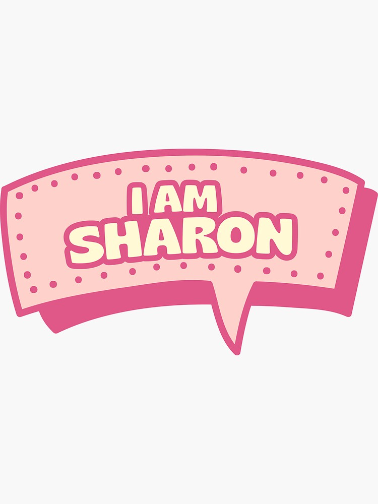 "I am Sharon, Sharon Calligraphy, Gift for Sharon, Custom Gift Sharon ...