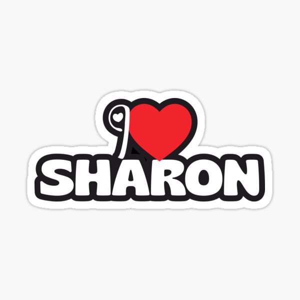 "I love Sharon, Sharon Calligraphy, Gift for Sharon, Custom Gift Sharon ...