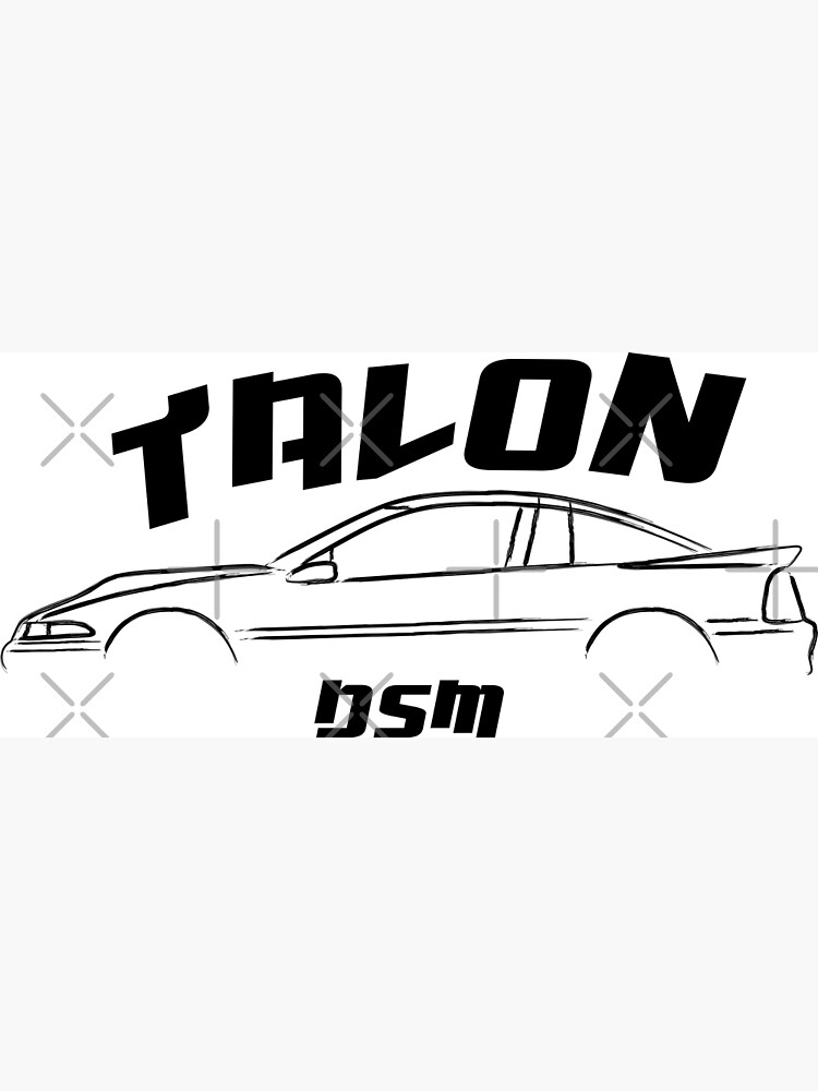 "DSM Talon TSi 1G" Poster for Sale by goldentuners | Redbubble