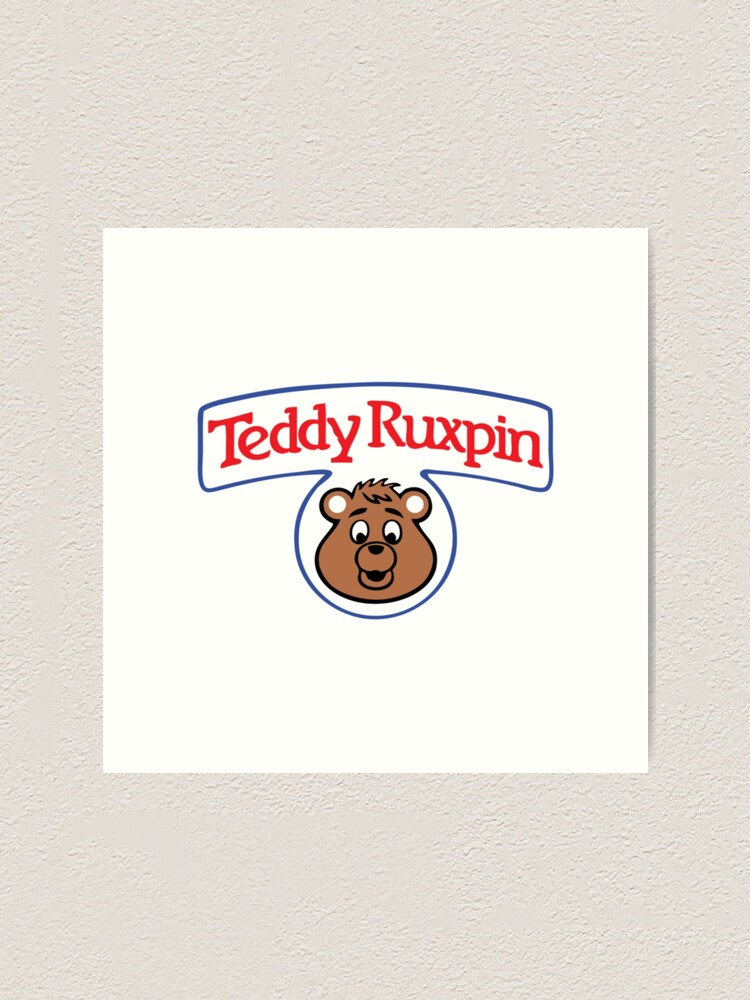 "Classic Teddy Ruxpin - 80s toy logo" Art Print for Sale by Double ...