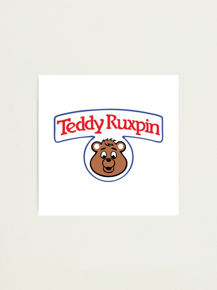 "Classic Teddy Ruxpin - 80s toy logo" Photographic Print for Sale by ...