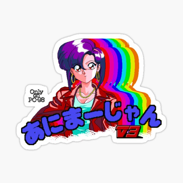 "Animajong V3 - Miyabi" Sticker for Sale by Miqwib | Redbubble