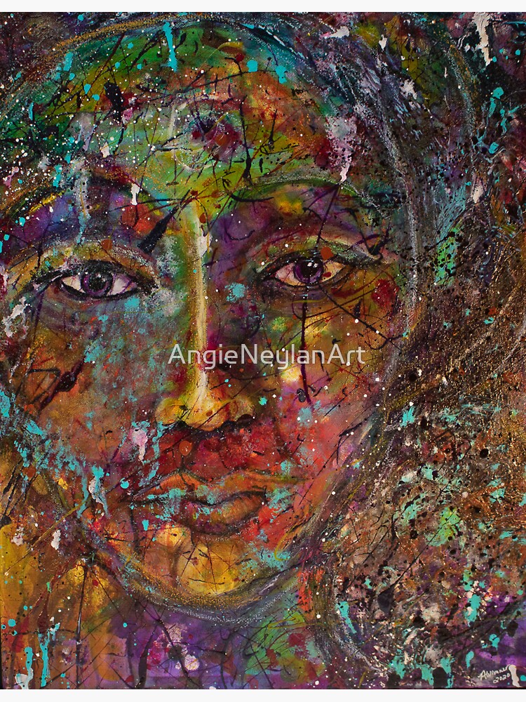 "Nuit Goddess of the Night" Sticker for Sale by AngieNeylanArt | Redbubble