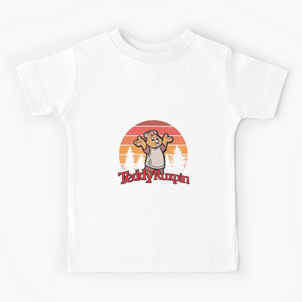 "Teddy Ruxpin - The cassette deck Bear" Kids T-Shirt by Double-Ghost ...
