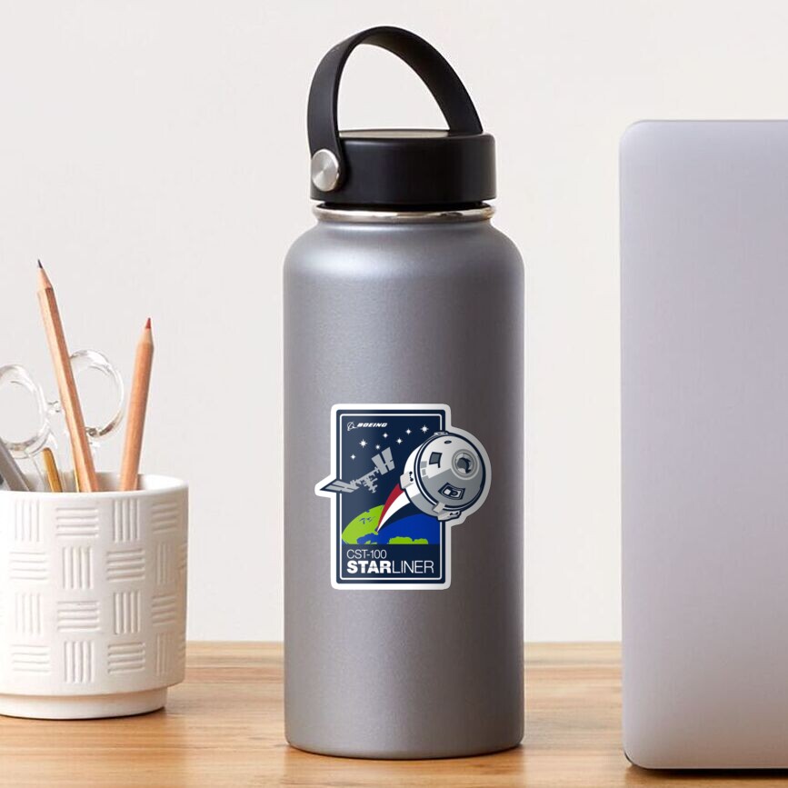 "Nasa Boeing CST-100 Starliner Logo" Sticker for Sale by ILoveSpace01 ...