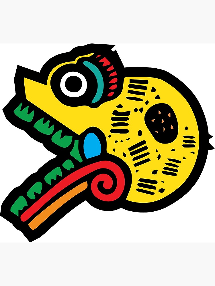 "Miquiztli, the Aztec symbol of Death" Poster for Sale by EstraRo ...