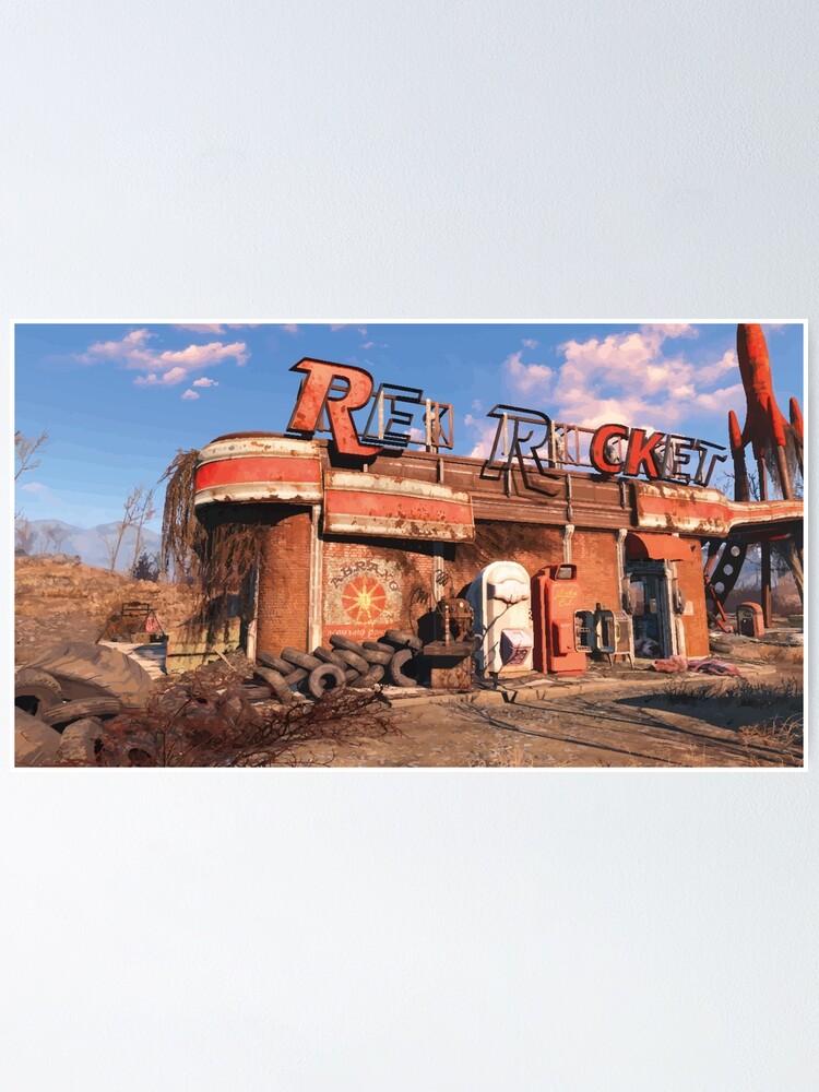 "Sketch art Red Rocket Fallout 4" Poster by Fallout-Lores | Redbubble