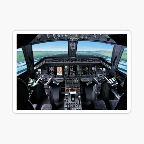 "Cockpit Instruments" Sticker by famousartwork | Redbubble