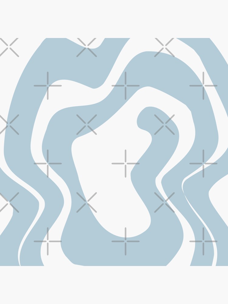 "Light blue abstract" Sticker by flamendes | Redbubble