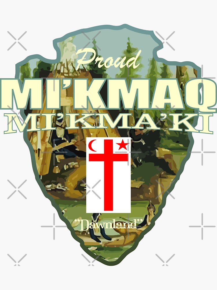 "Mi'kmaq (arrowhead)" Sticker for Sale by curranmorgan | Redbubble